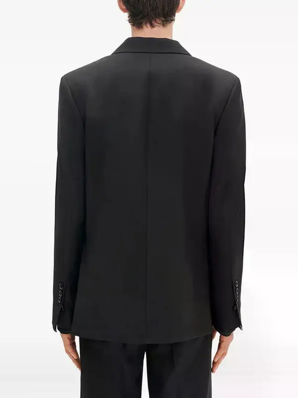 ANN DEMEULEMEESTER Strap-detail Wool Blazer